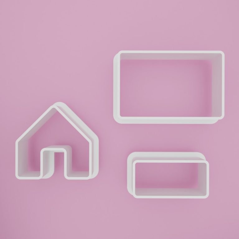 Formičky sada malý domček - Pomôcky na pečenie